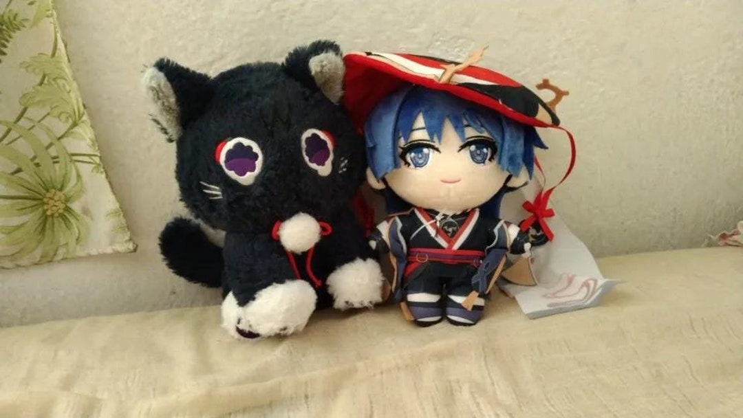 Anime Game Genshin Impact Scaramouche Cat Plush Doll Pillow Cosplay - Etsy
