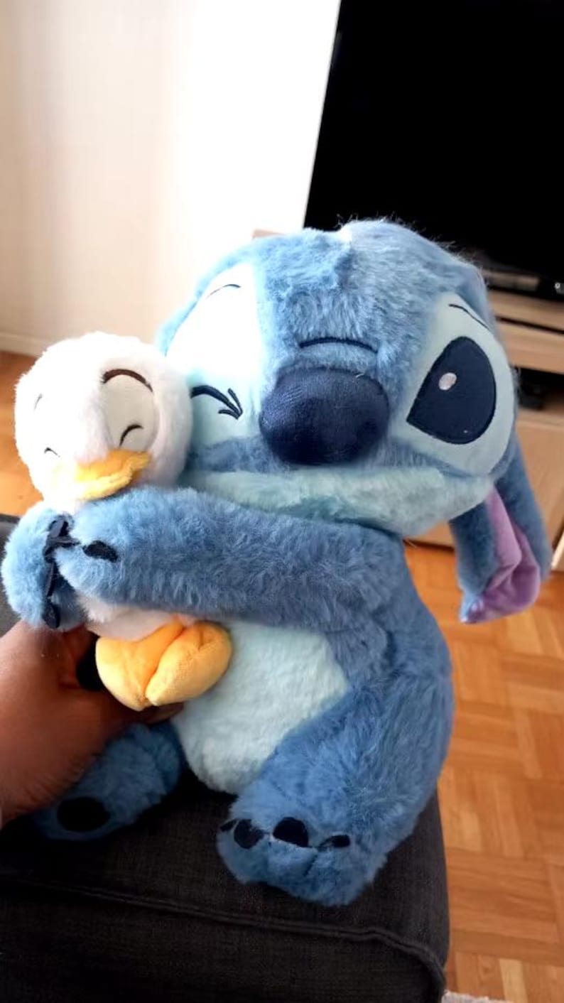 Anime Cute Lilo Stitch With Duck Plush - Etsy