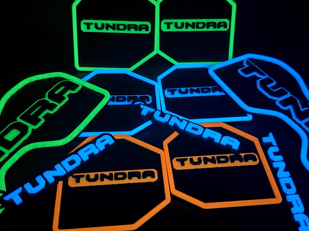 Toyota Tundra Coasters (2022+): Custom Fit, Glow & Non-glow Options - Etsy