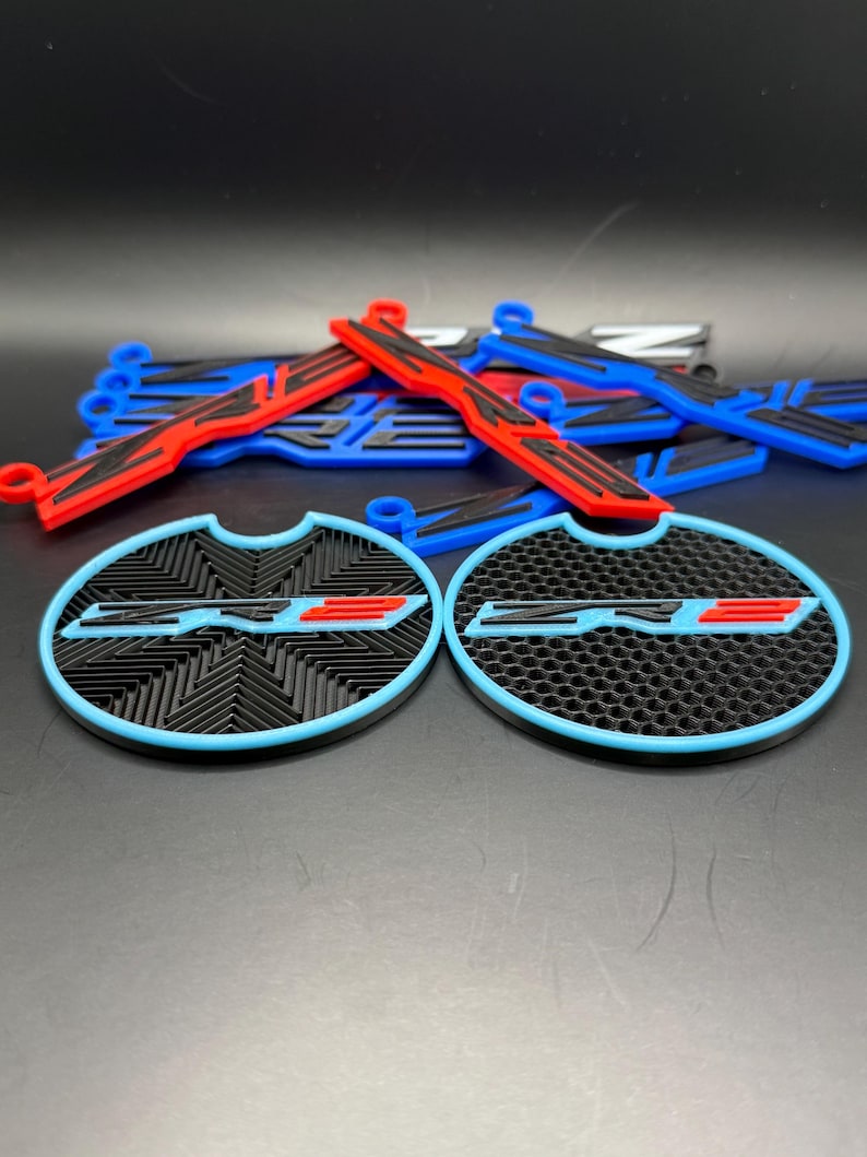 ZR2 Truck Coasters (set of 2): Glow-in-the-dark Chevy Silverado ...