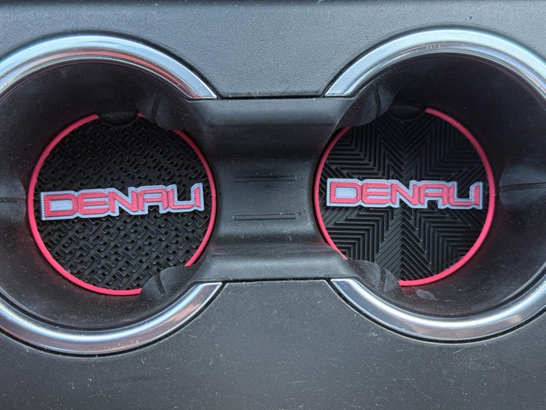 Set of 2 - Truck/suv Coasters - Designed to Fit GMC Denali Cup Holders ...