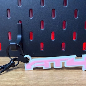 GMC AT4 Logo Keychain (set of 2) – Glow in the Dark Key Chain for Truck ...