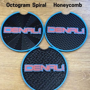 Set of 2 - Truck/suv Coasters - Designed to Fit GMC Denali Cup Holders ...