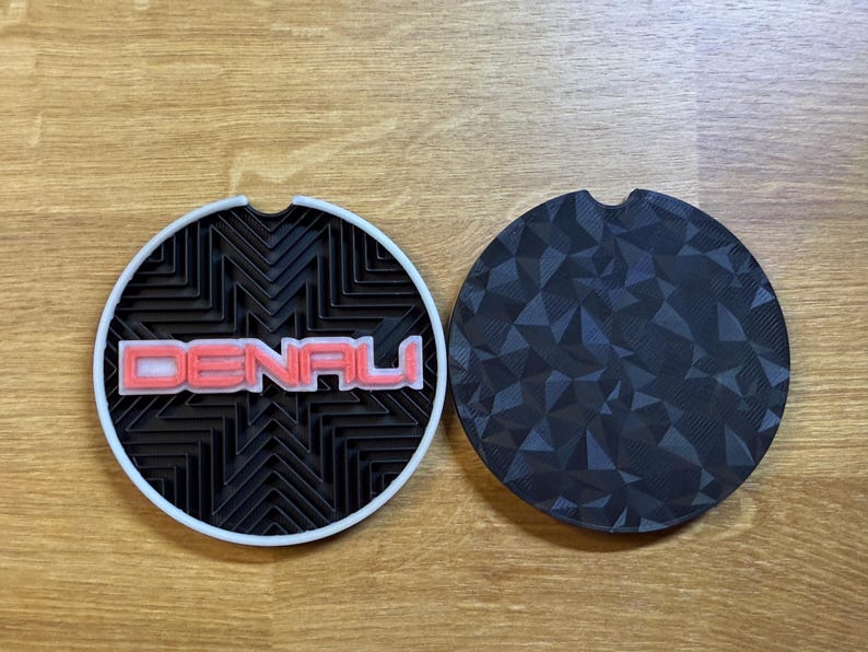 Set of 2 - Truck/suv Coasters - Designed to Fit GMC Denali Cup Holders ...