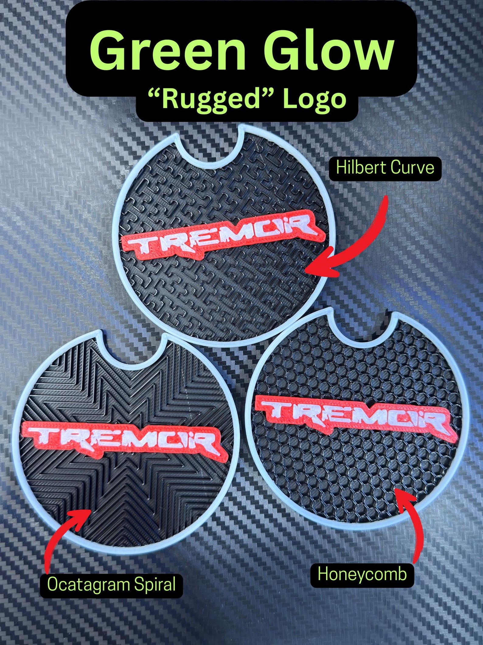 Ford Tremor Cup Holder Coasters: F-150, F-250, F-350 & Expedition ...