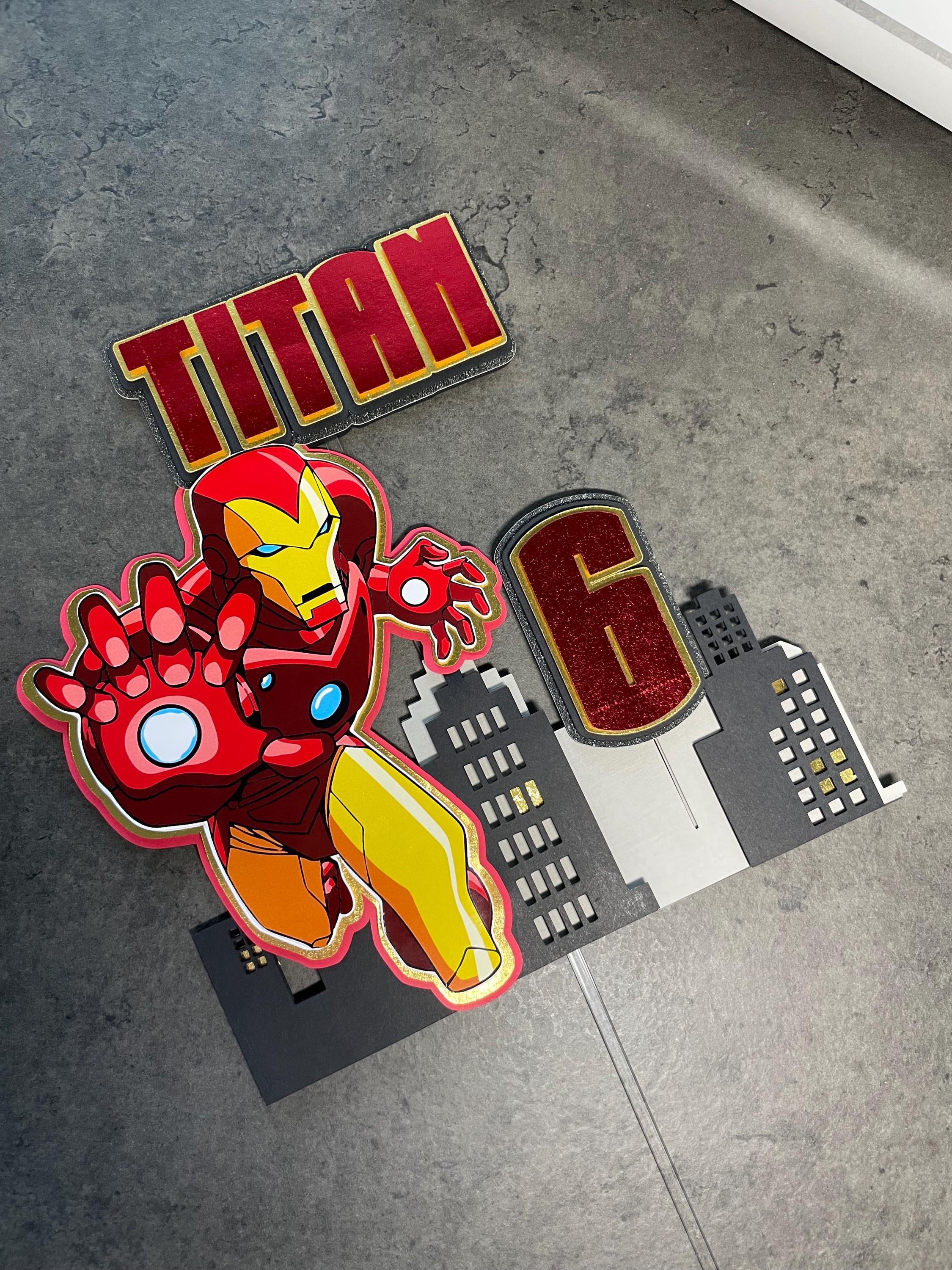 Ironman Cake Topper - Etsy