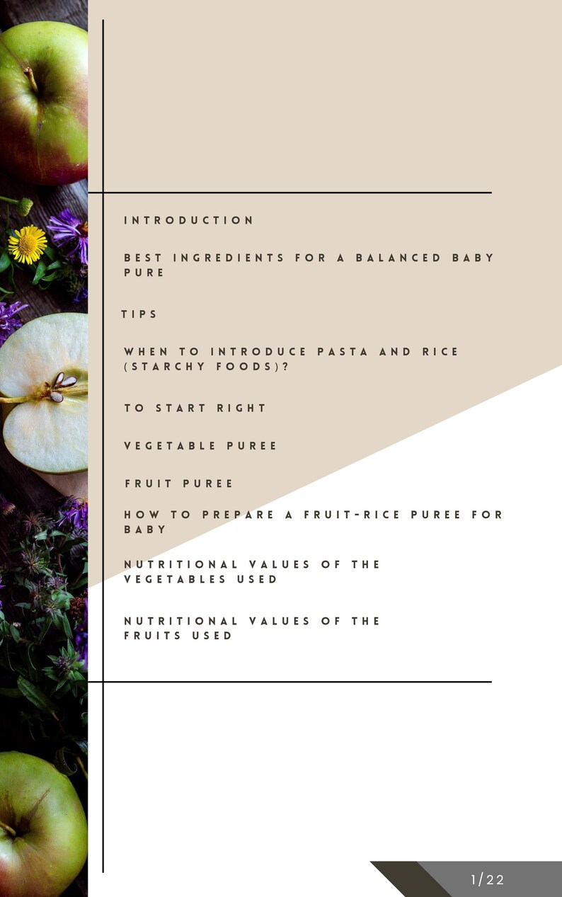 The Ultimate Guide to Starting Solids: Easy & Healthy Puree Recipes for ...