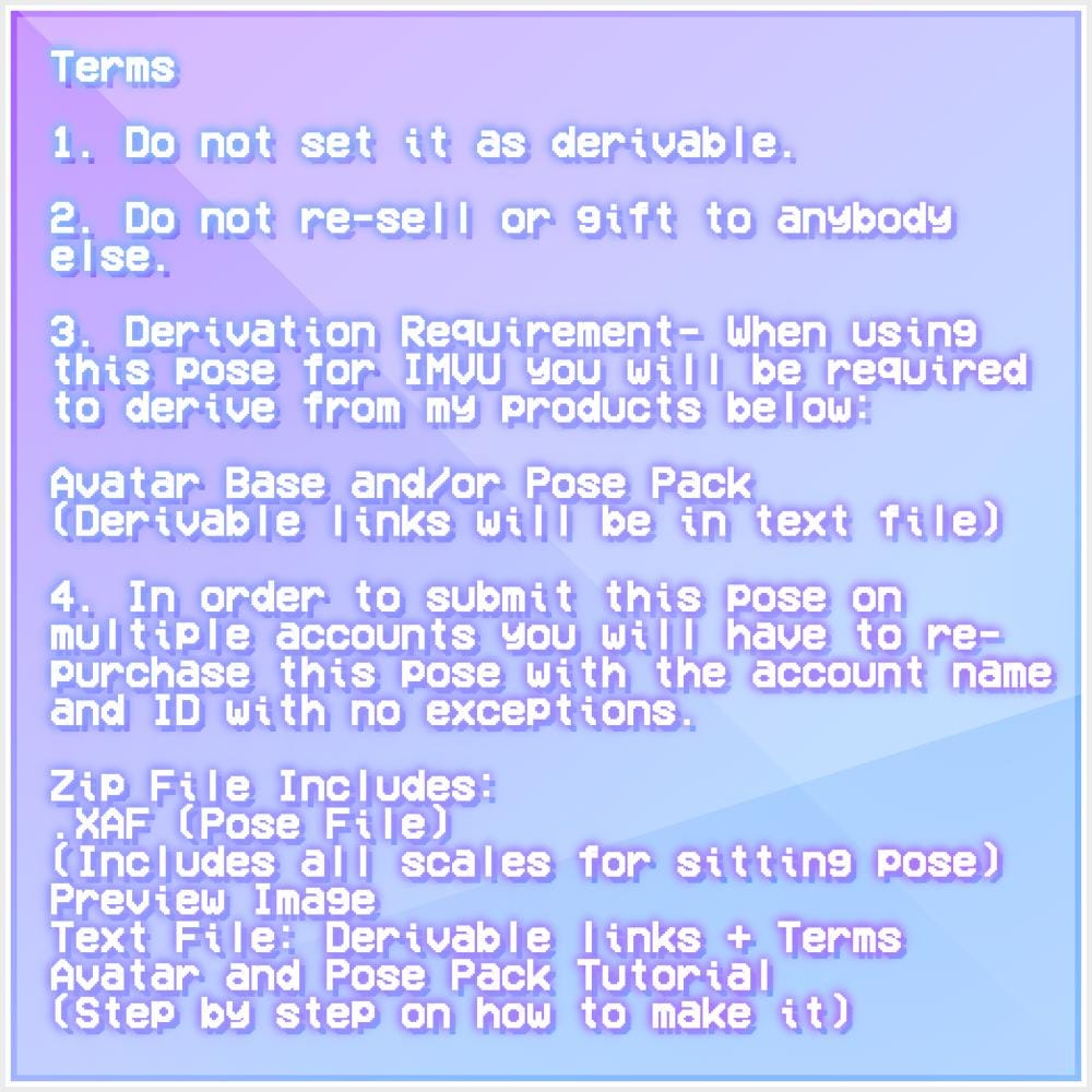 IMVU Standing Avatar Pose - Dumplings | .XAF File - Etsy