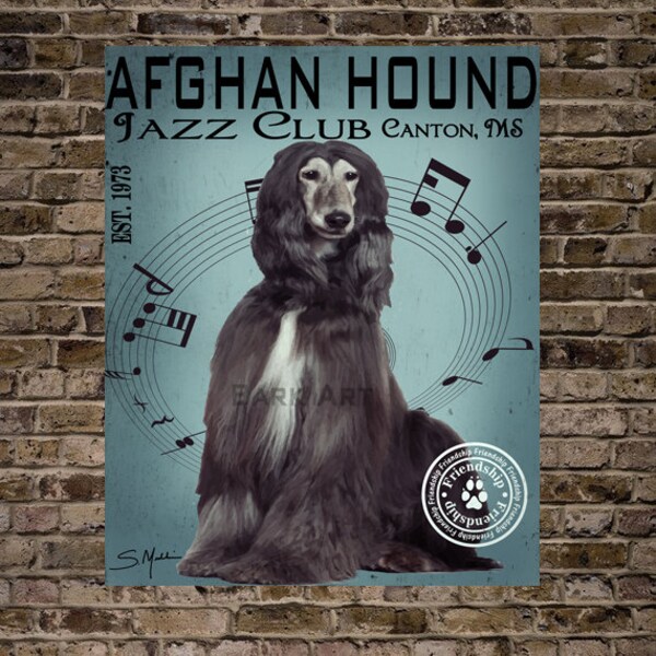 Afghan Hound Art - Etsy