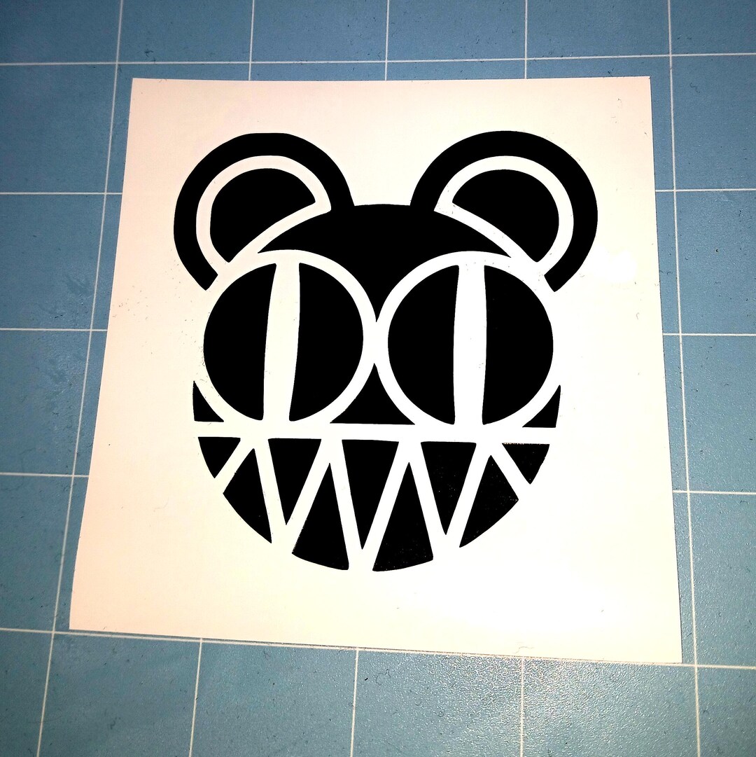 Radiohead Vinyl Decal, Choose Your Color & Size, Weather-resistant Car ...