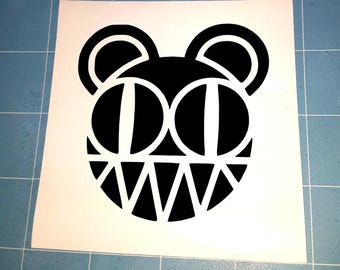 Radiohead Vinyl Decal (black) - Etsy