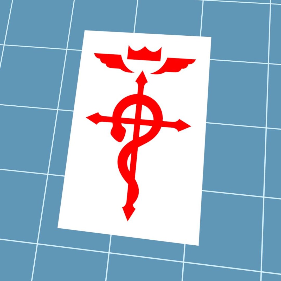 Fullmetal Alchemist Vinyl Decal, Choose Your Color & Size, Weather ...