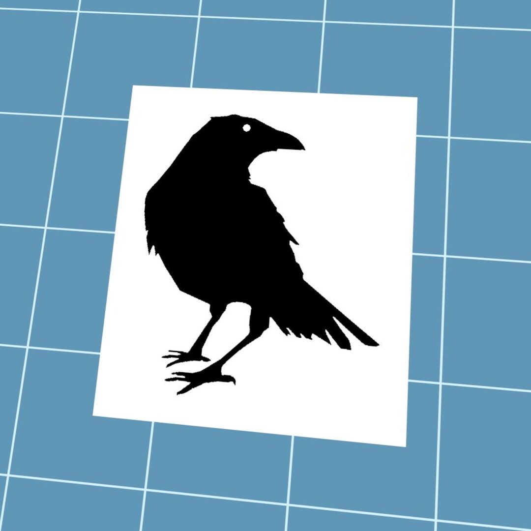 Raven Vinyl Decal, Choose Your Color & Size, Weather-resistant Car ...