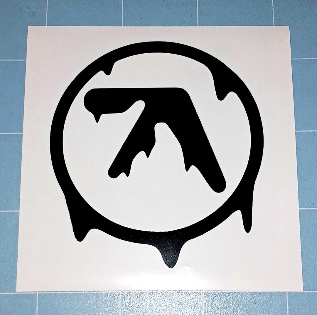 Aphex Twin Vinyl Decal, Choose Your Color & Size, Weather-resistant Car ...