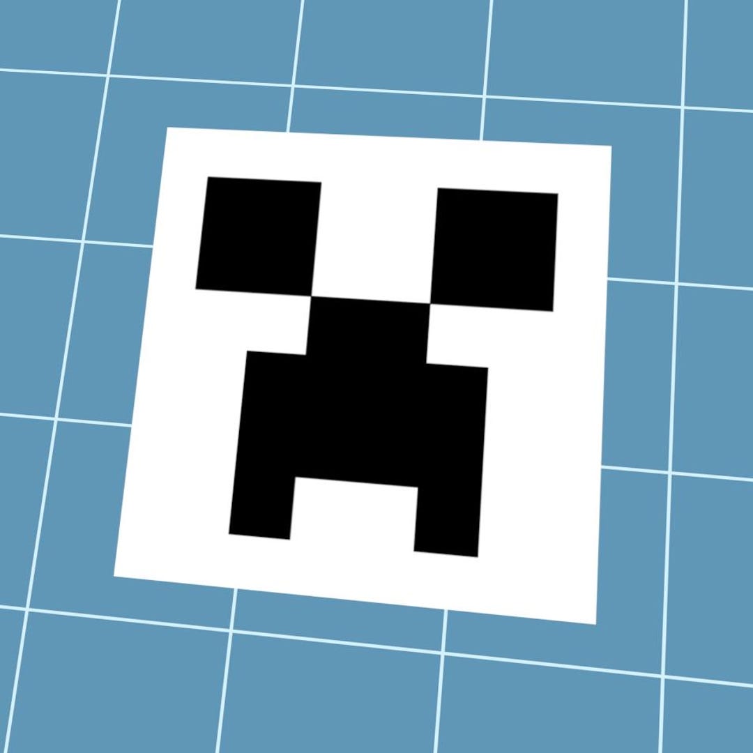 Creeper Face Vinyl Decal, Choose Your Color & Size, Weather-resistant ...