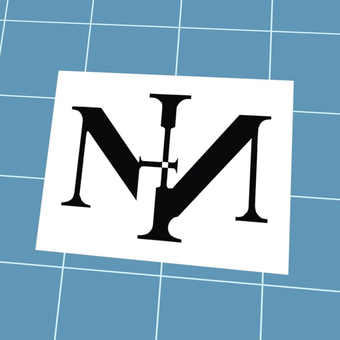 NIN Sin Logo Vinyl Decal, Choose Your Color & Size, Weather-resistant ...