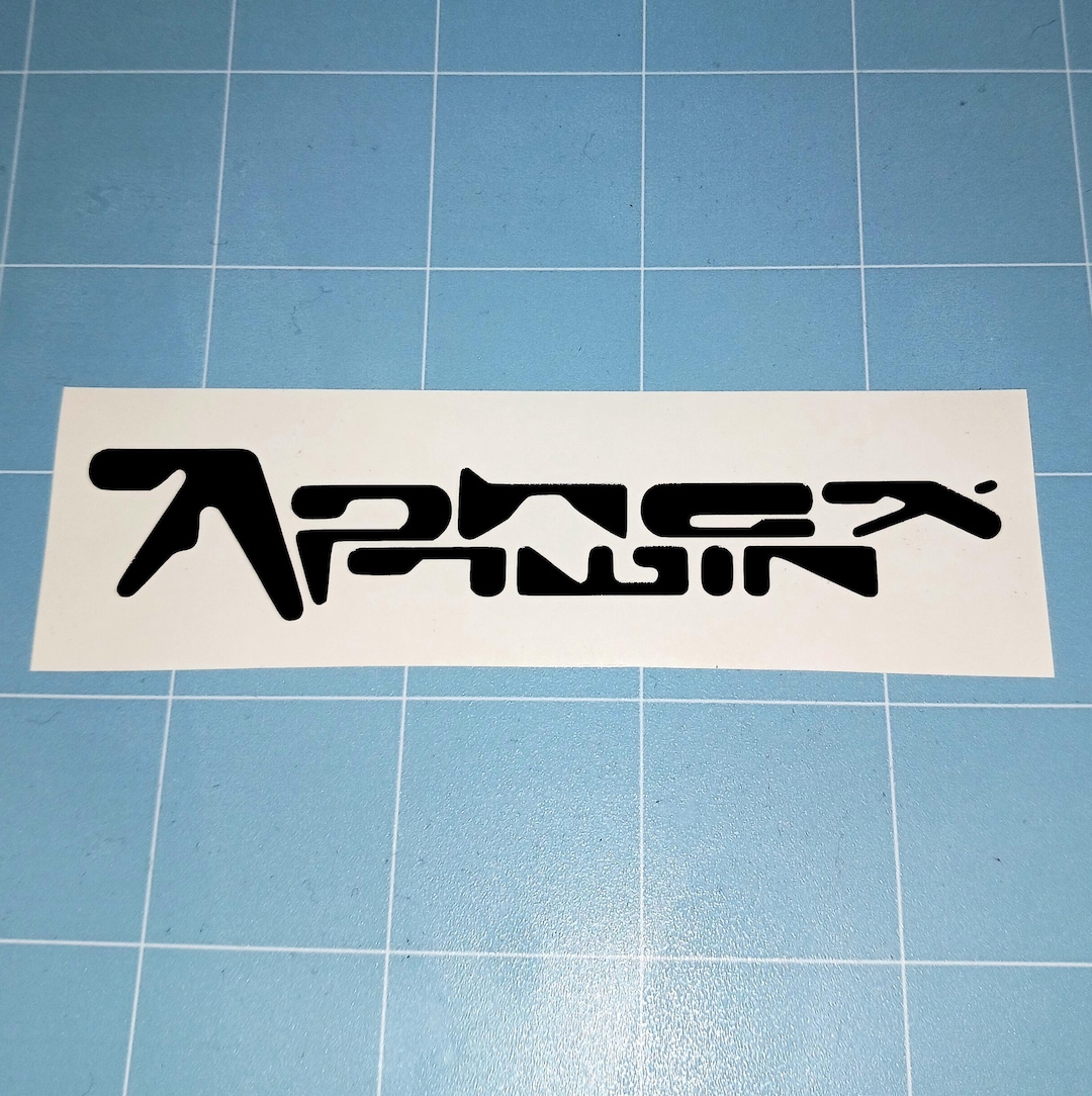 Aphex Twin Vinyl Decal, Choose Your Color & Size, Weather-resistant Car ...