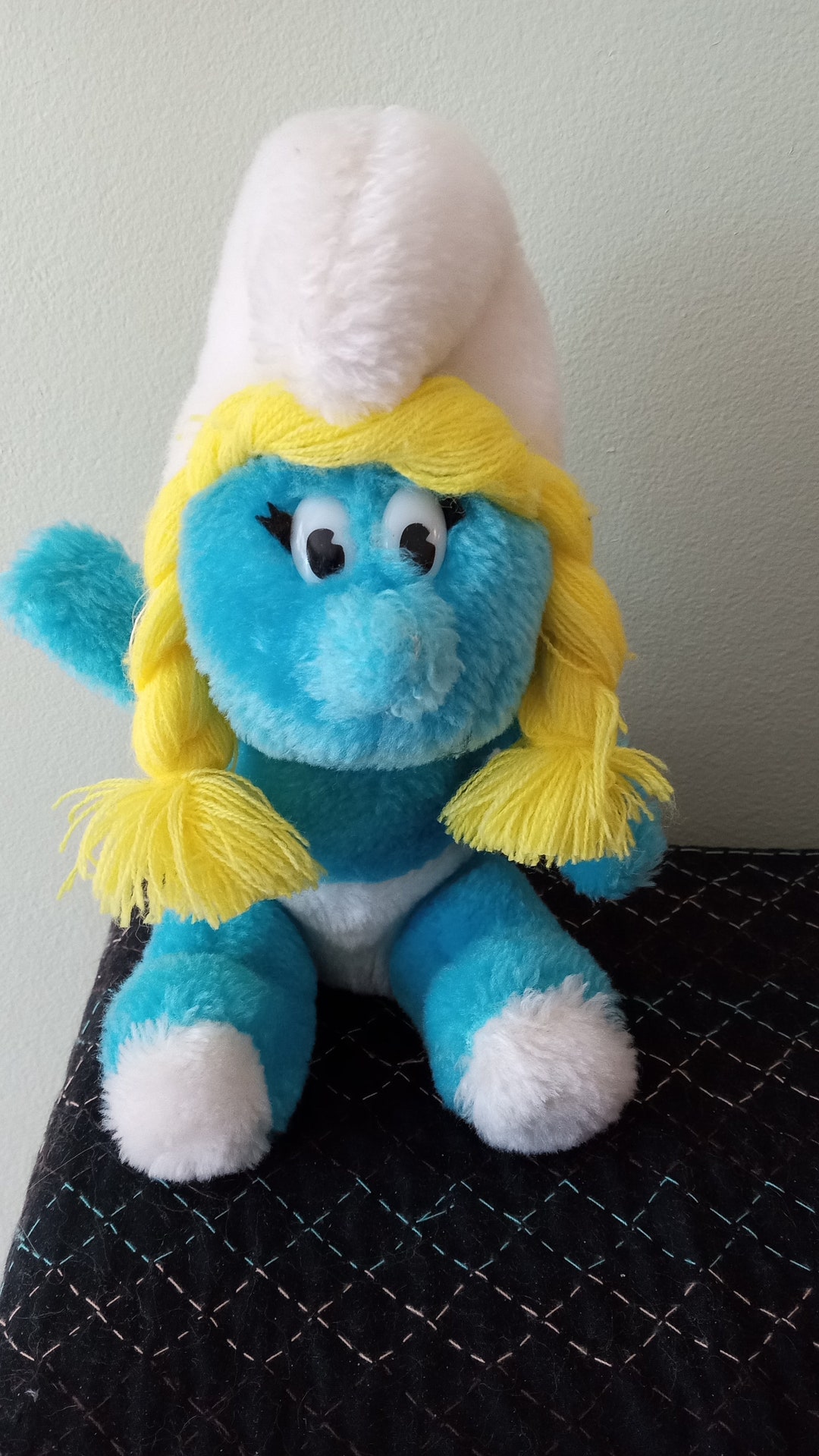 Smurfette Plush Doll - Wallace Berrie & Co. - 1981 - Vintage Toy - Etsy
