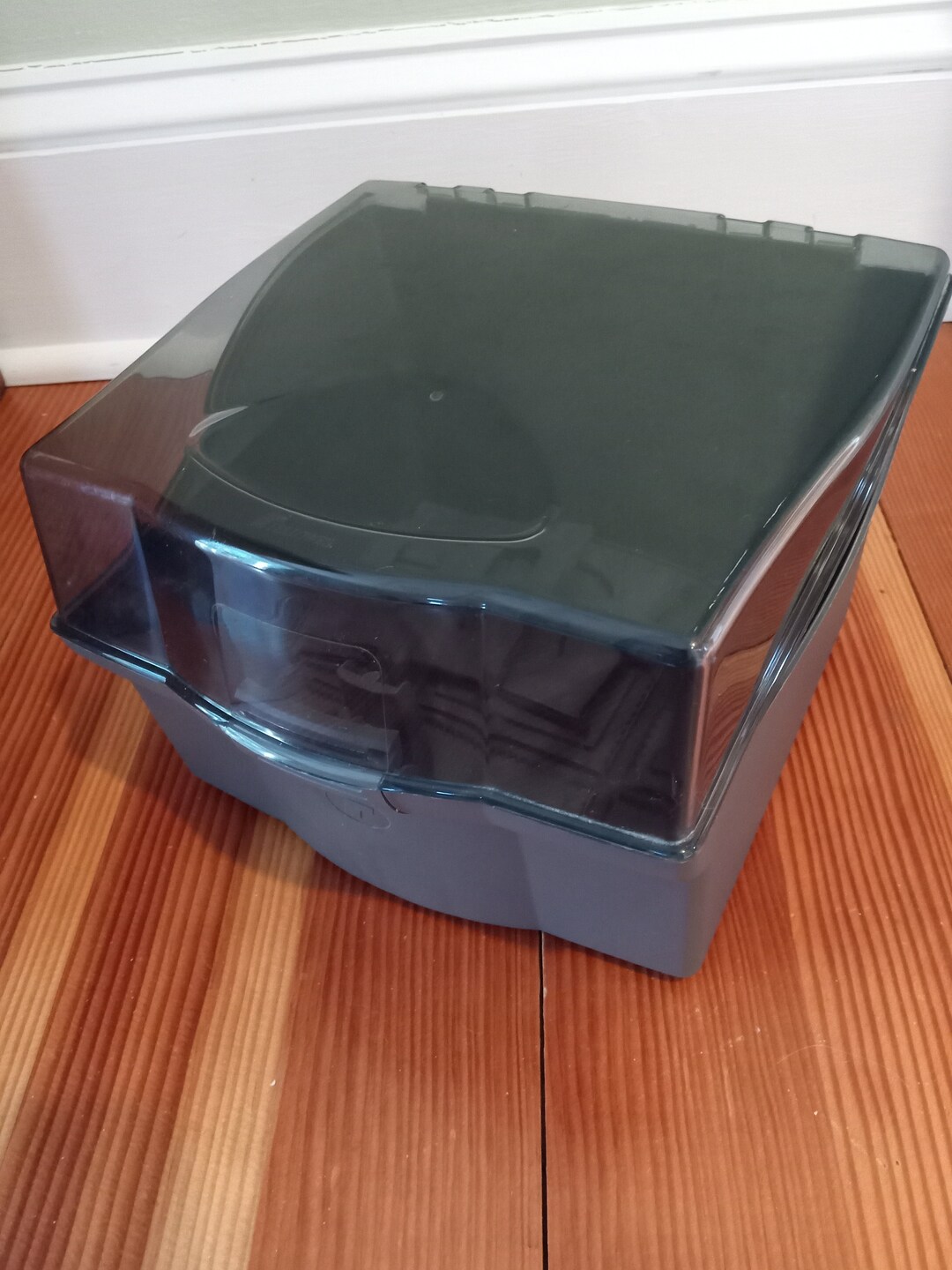 Vintage Storage Box Hinged Fellowes Softworks Multi Media Tray Plastic ...
