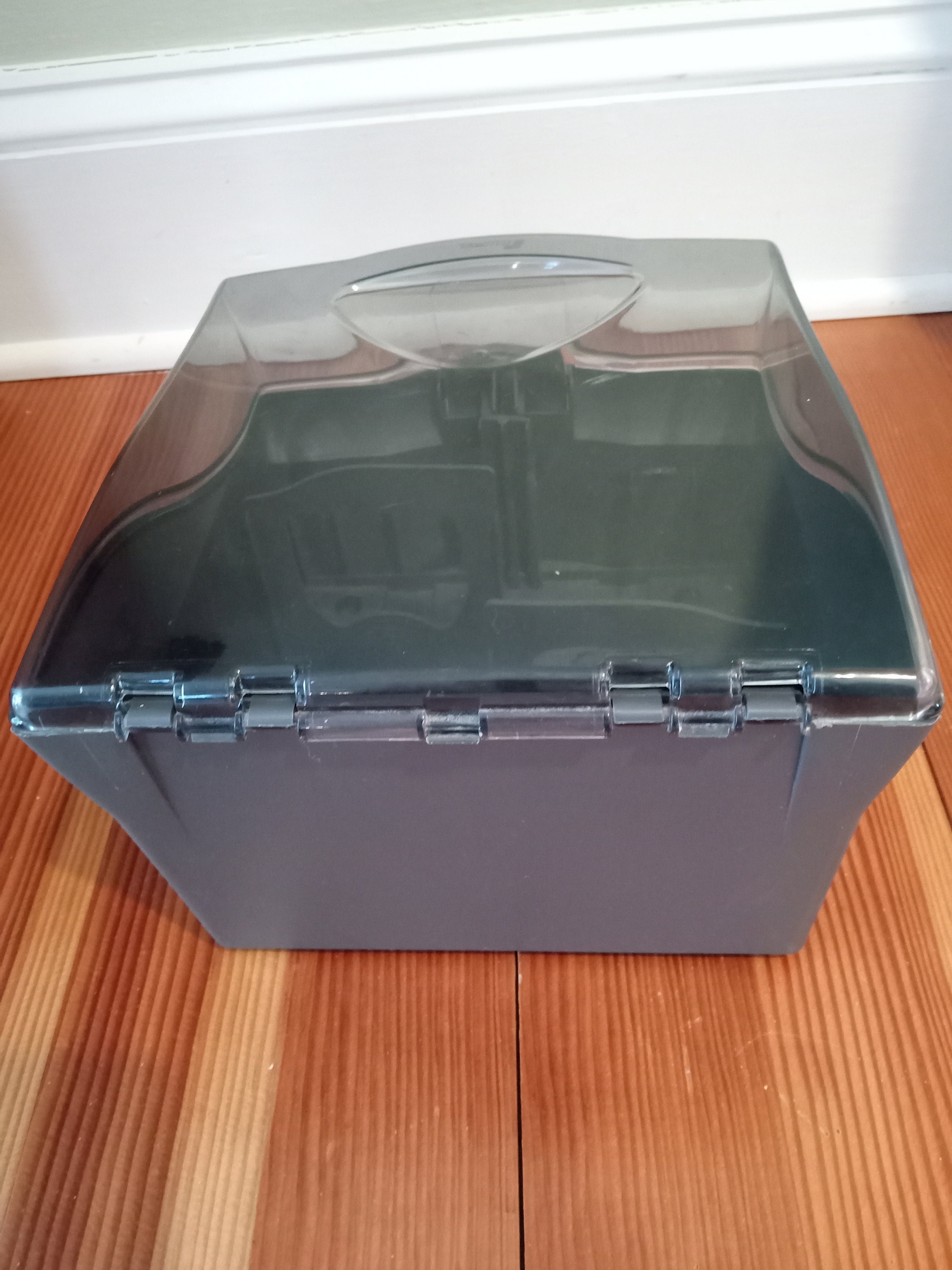 Vintage Storage Box Hinged Fellowes Softworks Multi Media Tray Plastic ...