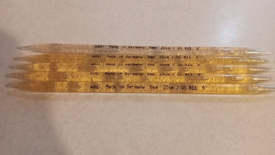 Addi - Premium Double Pointed Knitting Needles - Made in Germany - Size ...