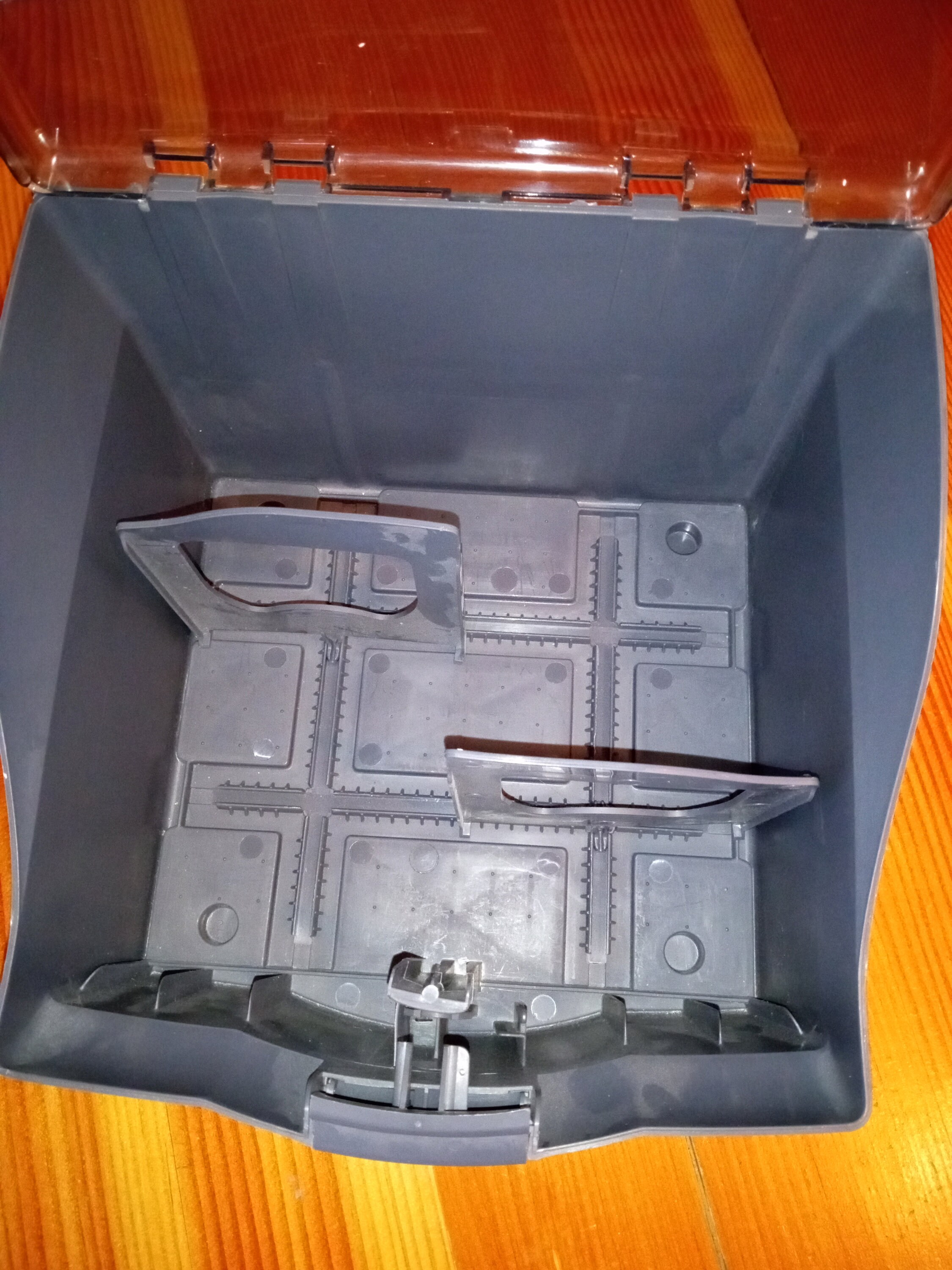 Vintage Storage Box Hinged Fellowes Softworks Multi Media Tray Plastic ...