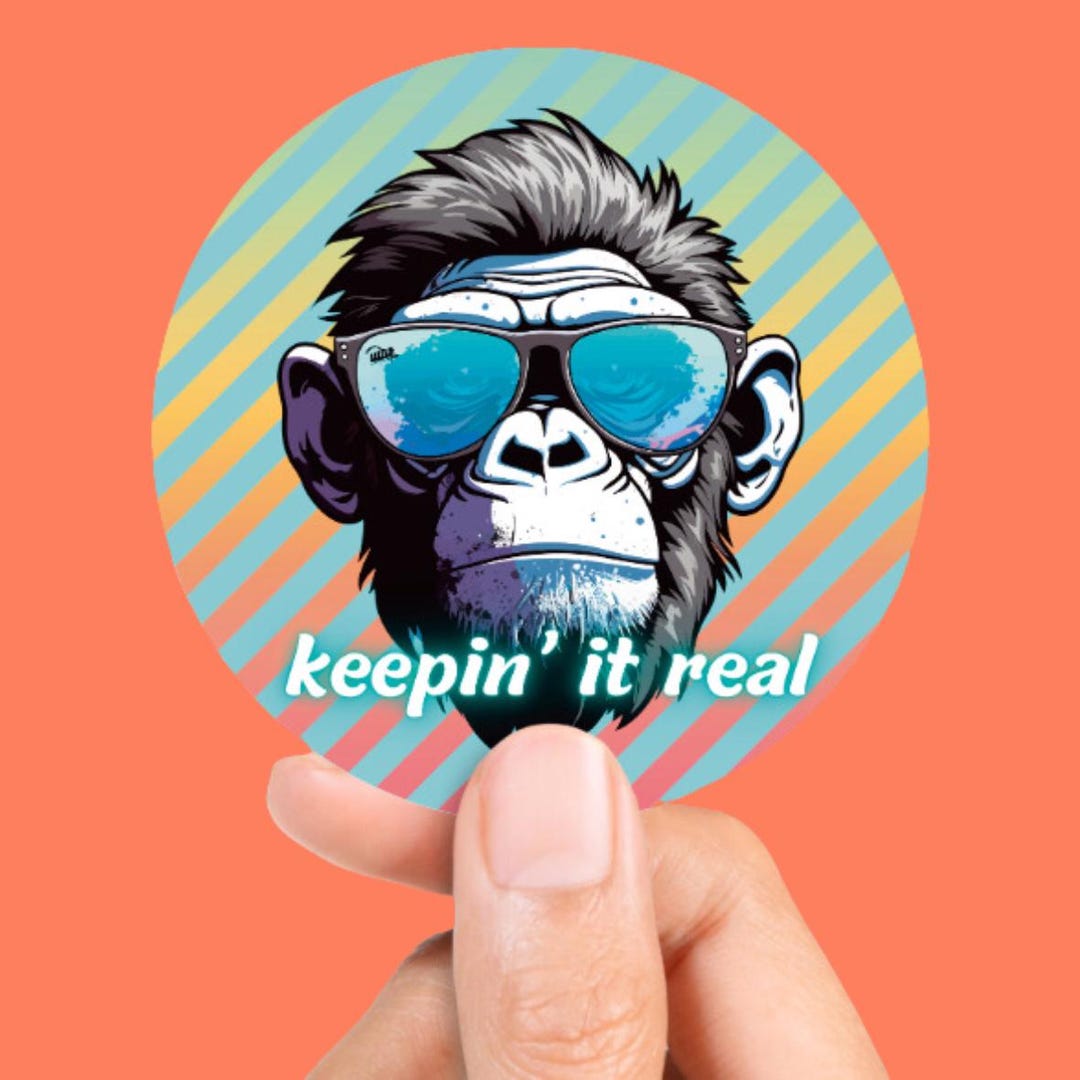 Keepin' It Real Stickers 25-pack - Etsy