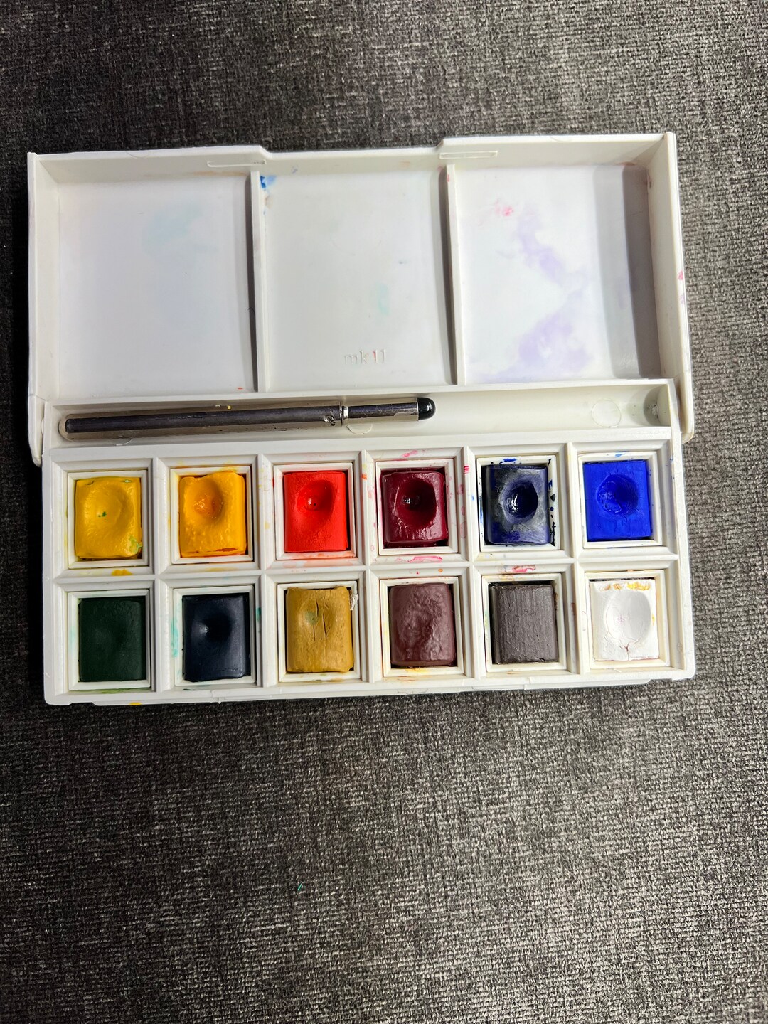 Cotman Watercolor Paint Set Sketchers' Pocket Set 12 Half Pans W/ Brush ...