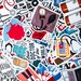 50 Random Medical Education Stickers, Medical Tools Stickers, Nurse and ...