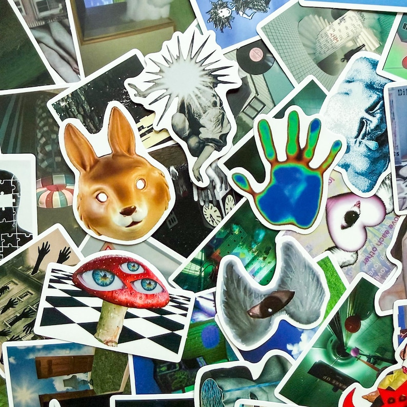 50PCS Artistic Photo Collage Stickers, Charming Portrait Scene Stickers ...