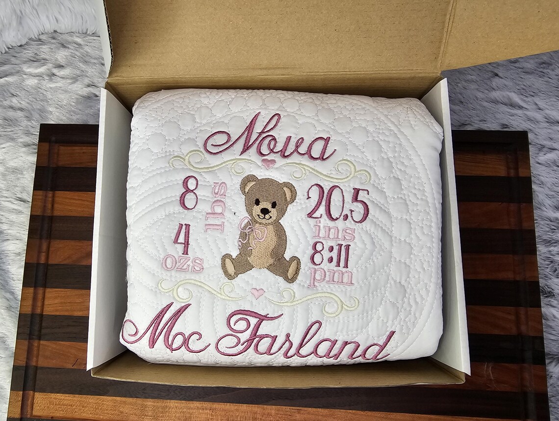 Heirloom Baby Quilt (memory Display) - Etsy