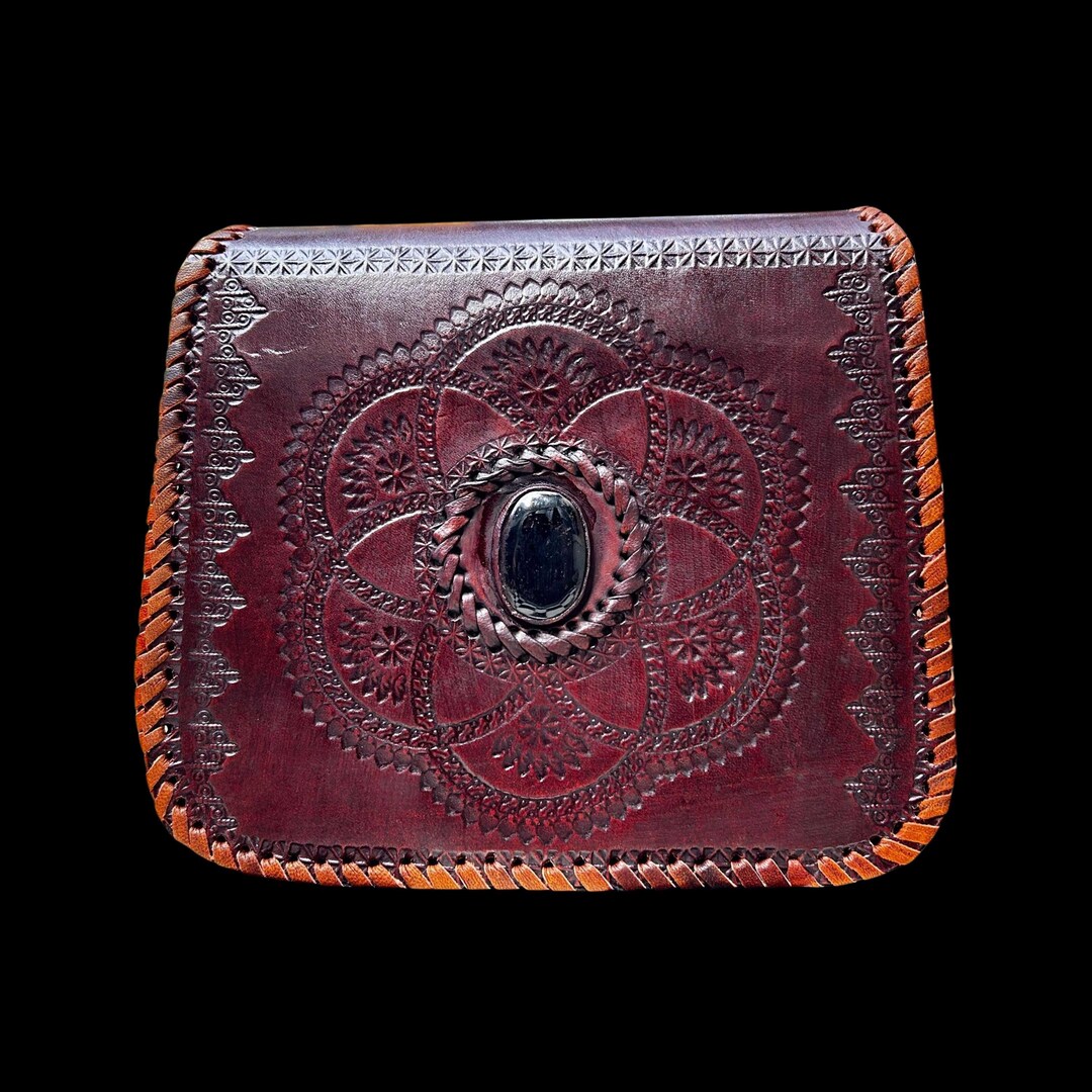 Sable Solace -genuine Leather Handmade Artisanal Crossbody Bag With ...