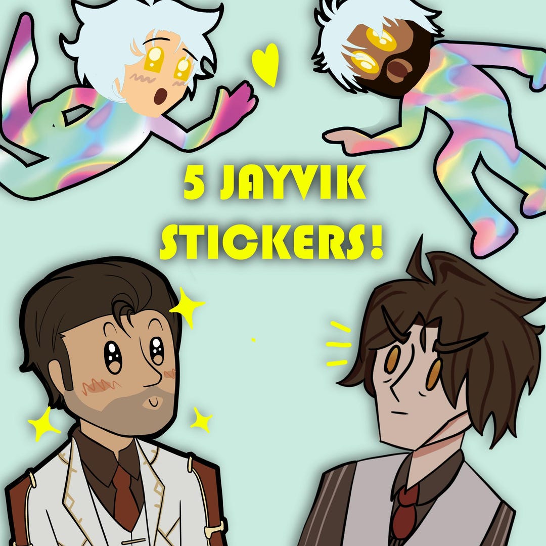 Jayvik Sticker Arcane 5 Jayce and Viktor Sticker Set - Etsy