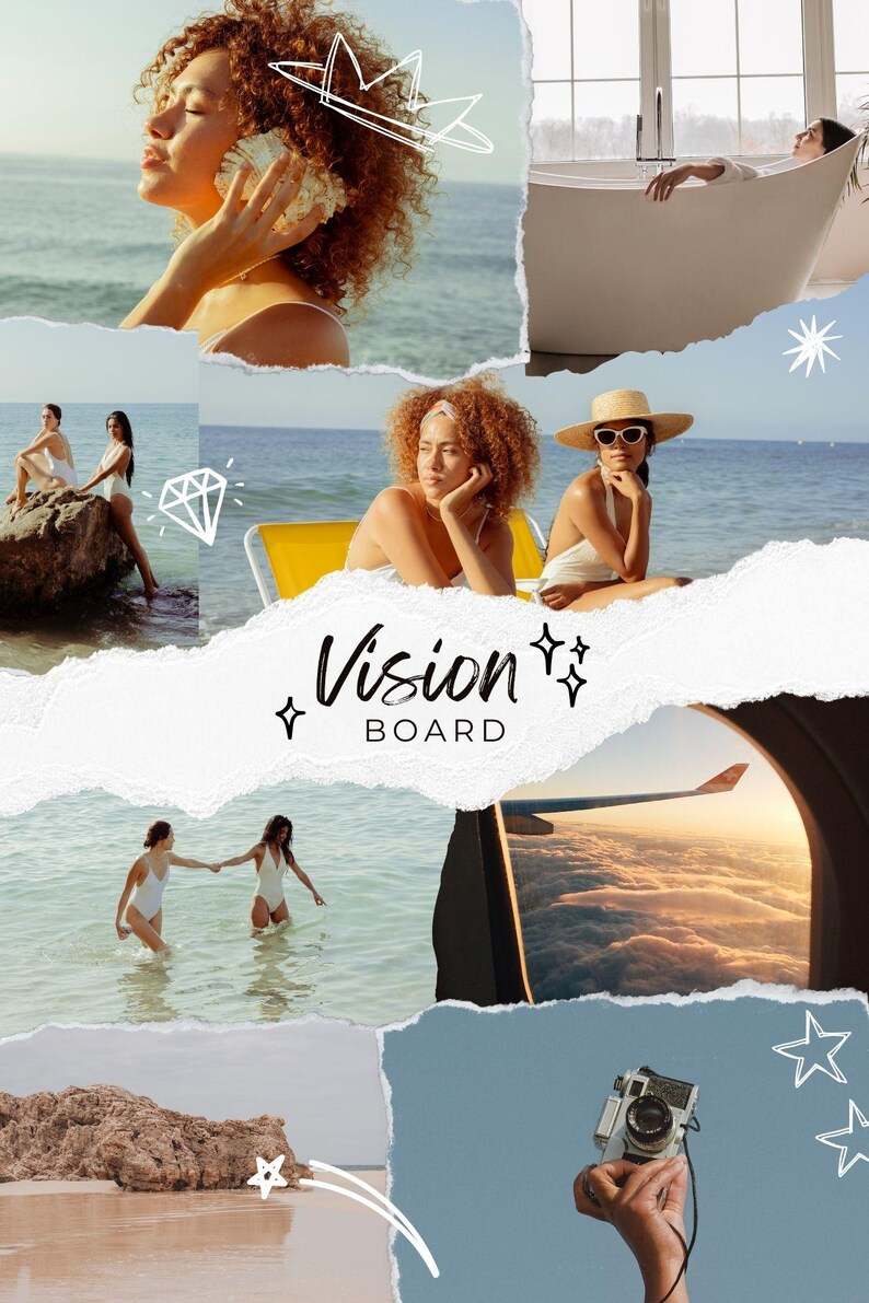2025 Printable Vision Board Bundle With 2000 Printable Photos ...