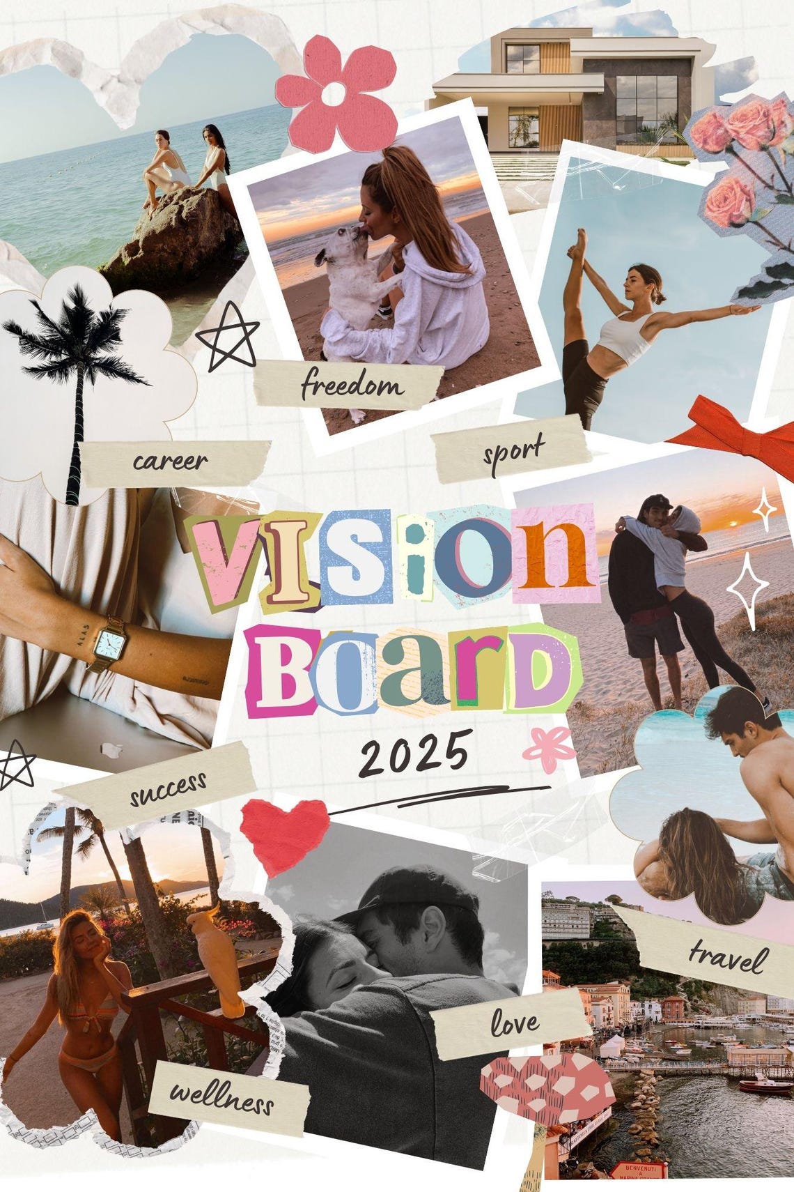 2025 Printable Vision Board Bundle With 2000 Printable Photos ...