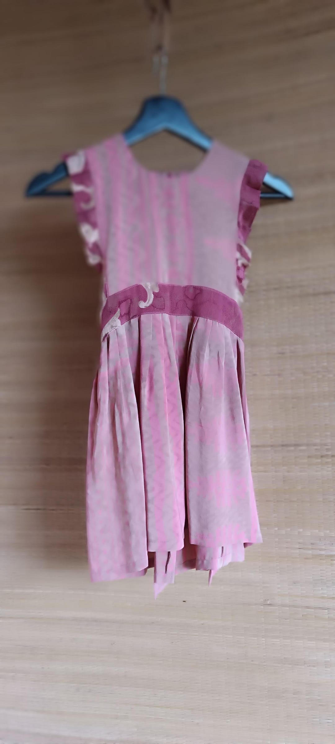 Frilled to Meet You Children's Backless Boho Dress Striped Purple and ...