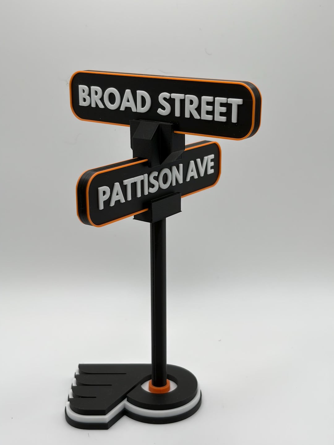 Flyers Street Sign: Broad St & Pattison Ave, Philly Hockey Decor - Etsy