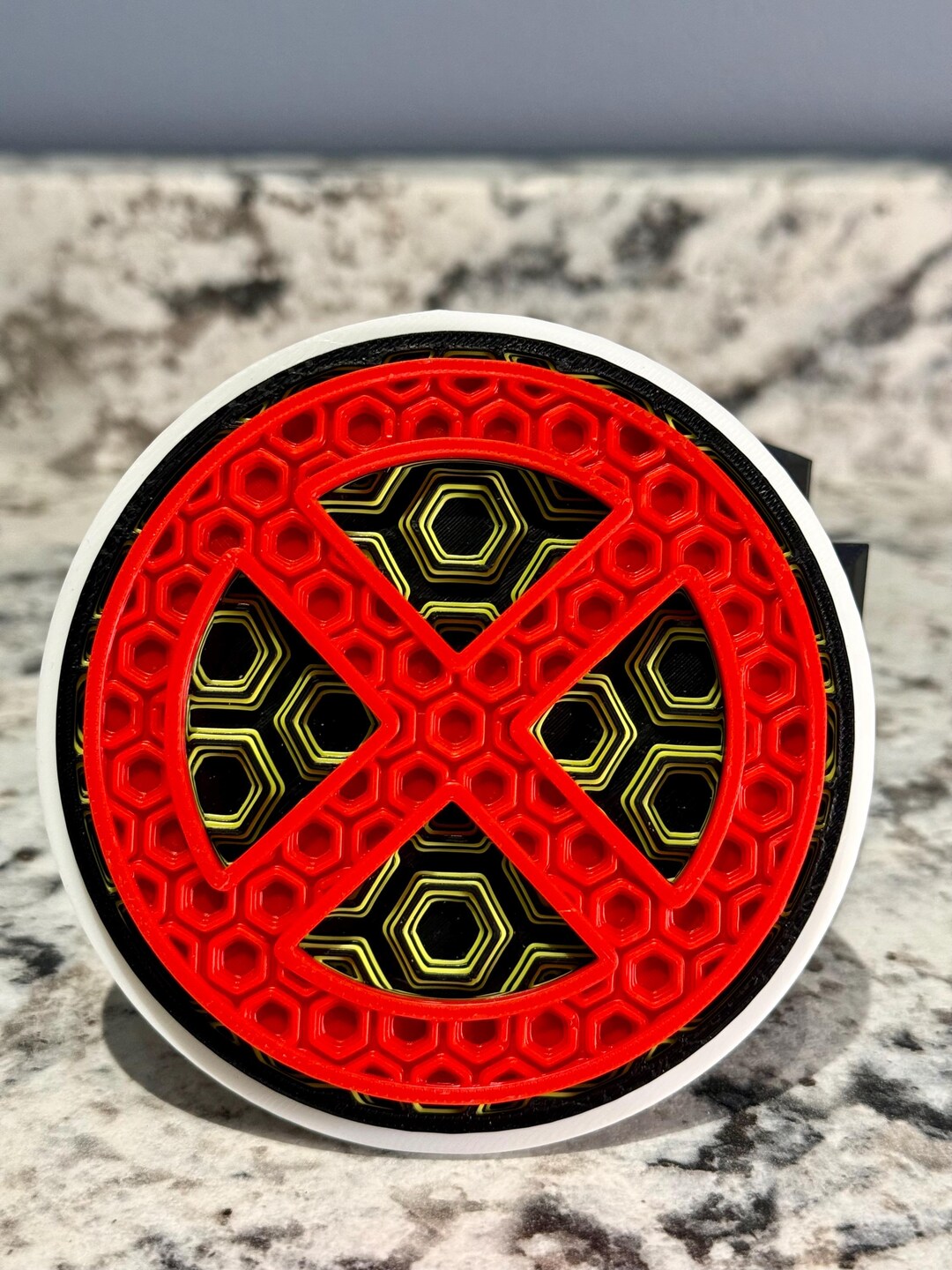Set of 5 Mutant-inspired X-men Symbol Coasters With Storage Caddy - Etsy