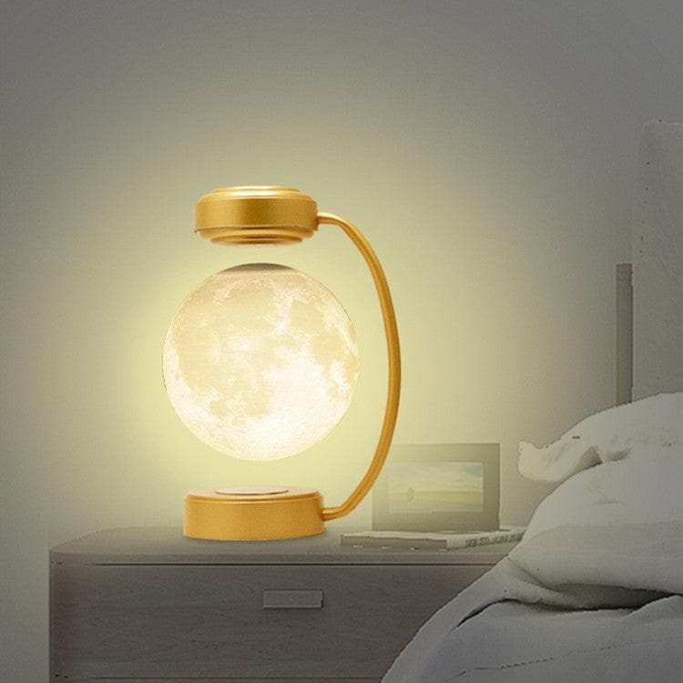 Magnetic Levitating Lamp .floating Moon Light Pot .creative 3D Magnetic ...