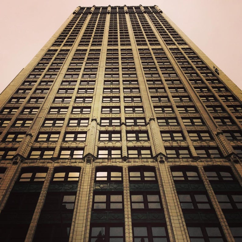 Cadillac Tower, Detroit (photo) - Etsy