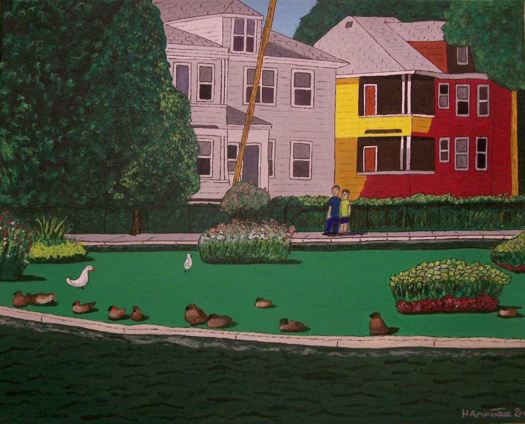 Goldfish Pond Park, Lynn, MA (print) - Etsy
