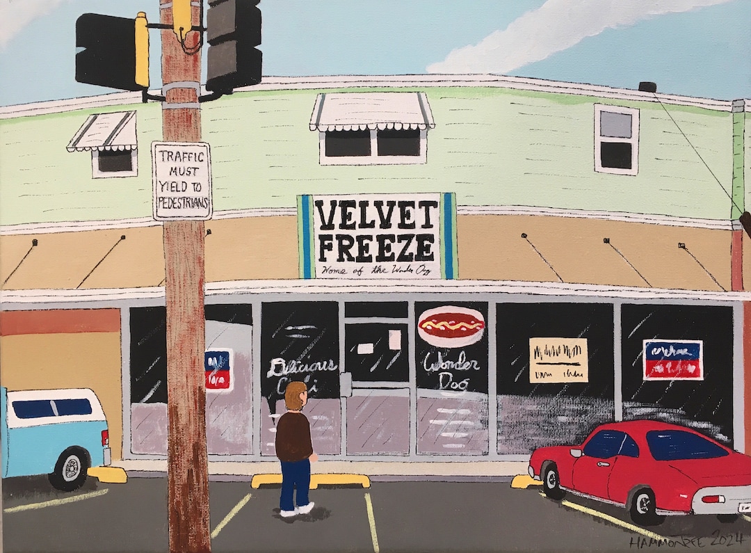 Velvet Freeze, Peoria, IL (print) - Etsy