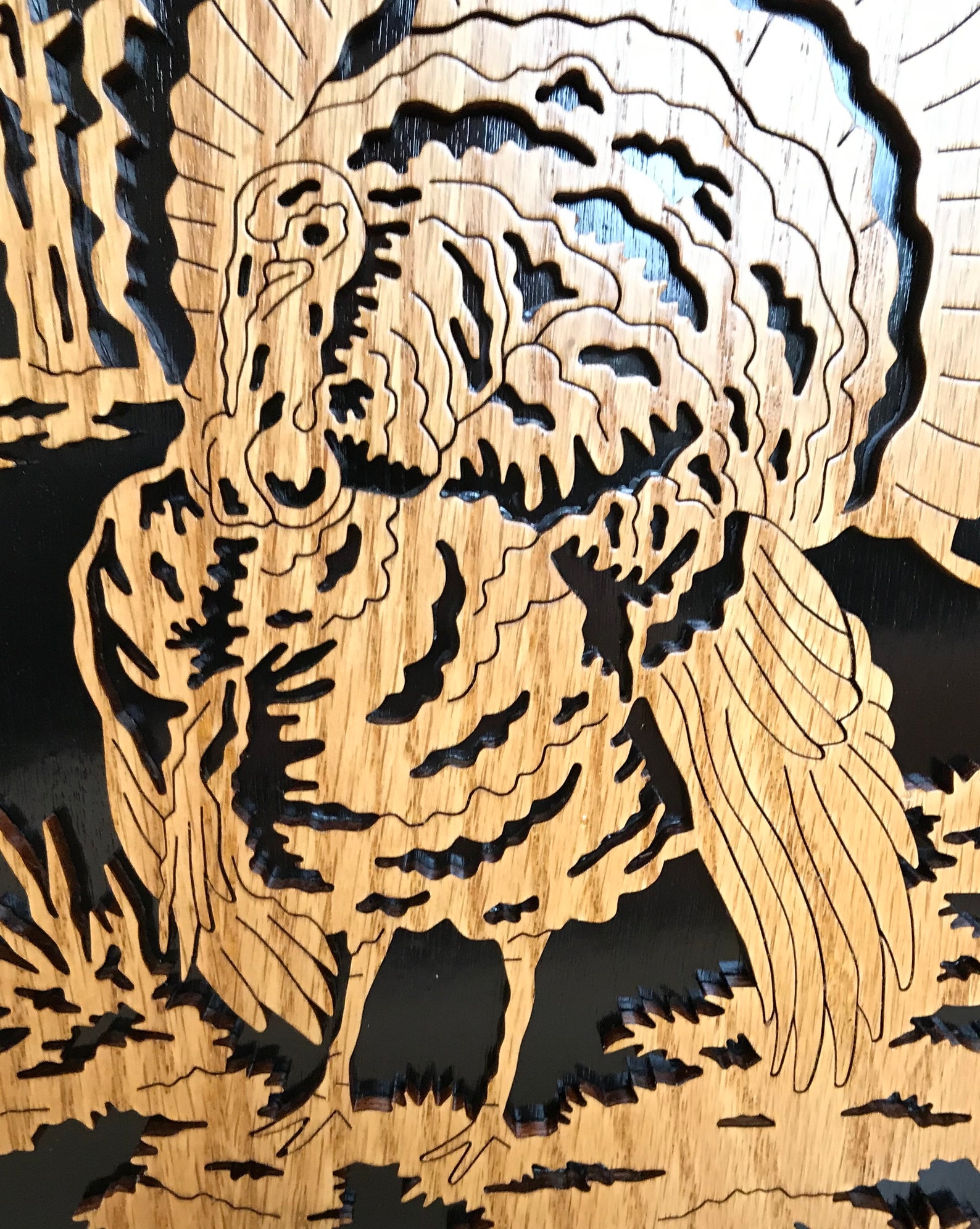 Turkey in a Woods, Woodworking, Scroll Saw, Woods, Wall Hanging ...
