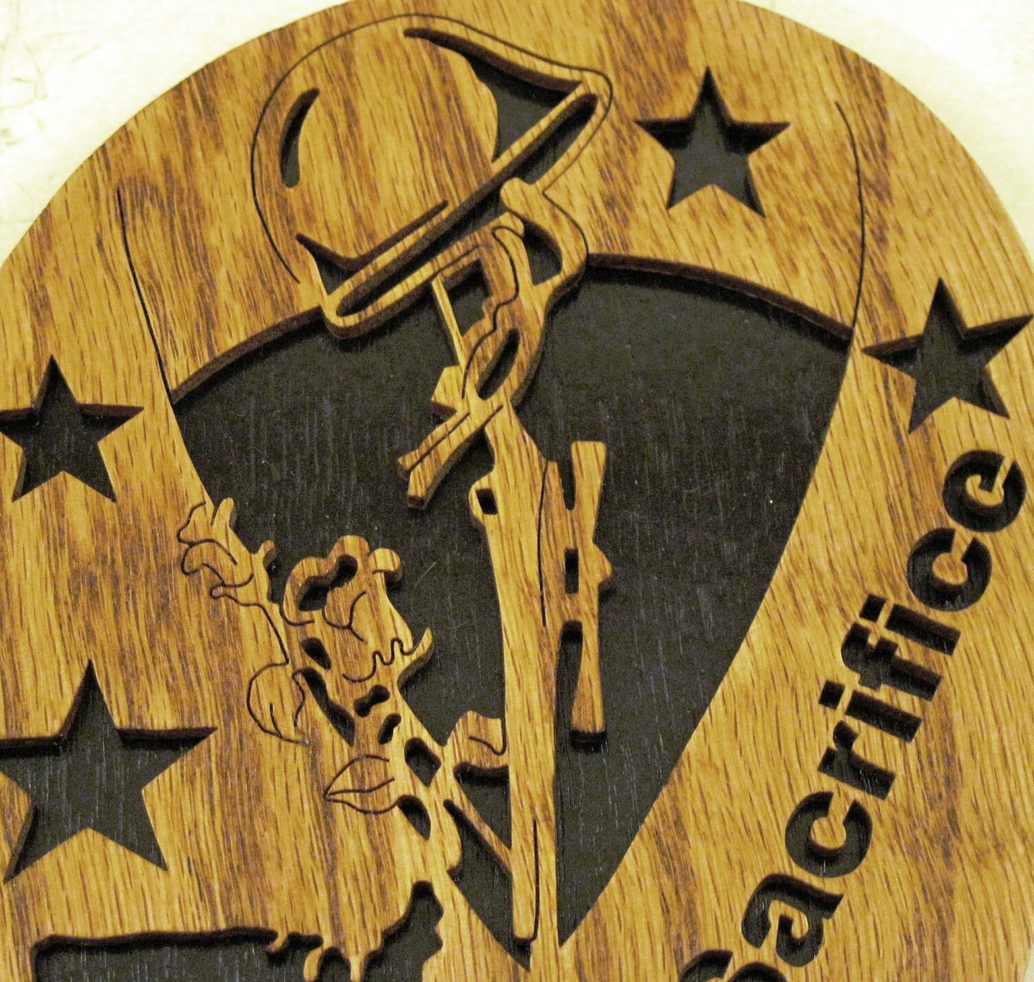 Remember Their Sacrifice Ribbon Scroll Saw Cut - Etsy