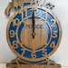 Police Clock, Scroll Saw Cut, Wooden Art, Woodworking, Wall Decor ...