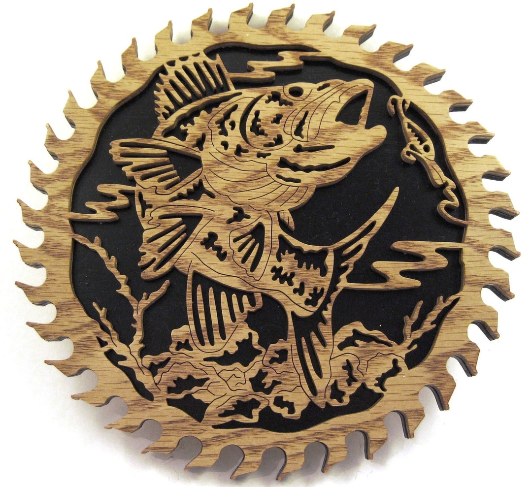 Sawblade With a Hungry Fish Scroll Saw Cut - Etsy