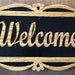 Welcome Sign Scroll Saw Cut, Fretwork, Wall Hanging, Home Decor ...