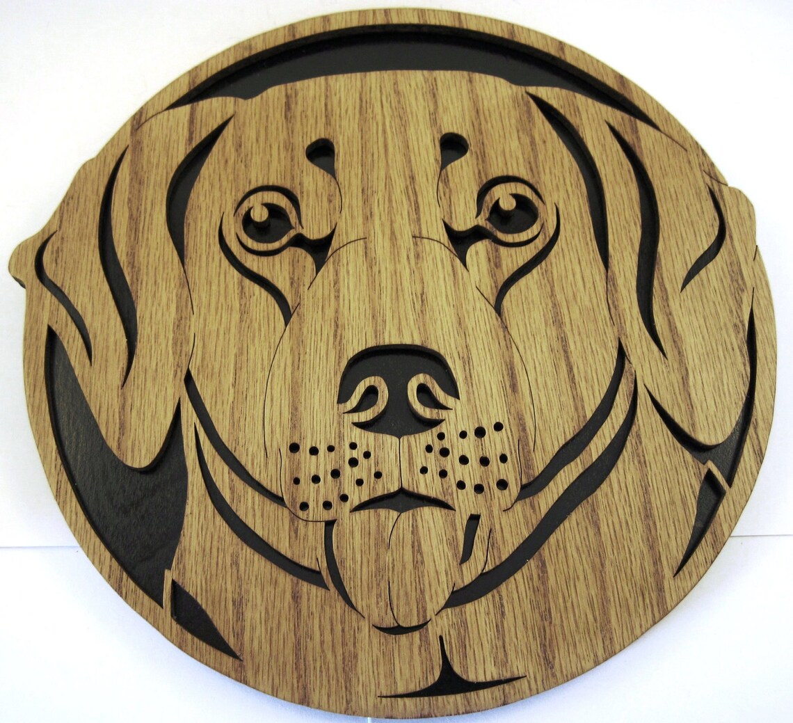 Labrador Retriever Dog Scroll Saw Cut - Etsy