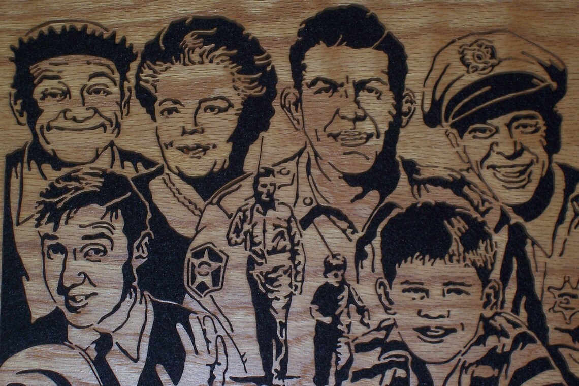 Mayberry Memories, Scroll Saw Art, Framed Art, Wall Art - Etsy