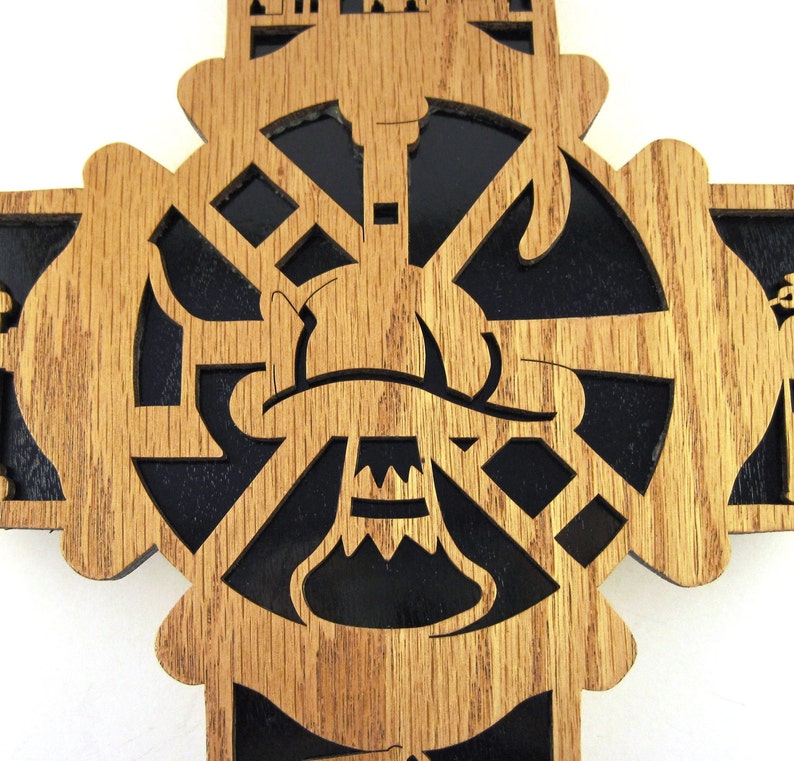 Firefighter Cross Scroll Saw Cut - Etsy